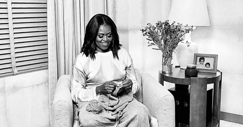 EXCLUSIVE: Michelle Obama: The healing power of knitting - The ...